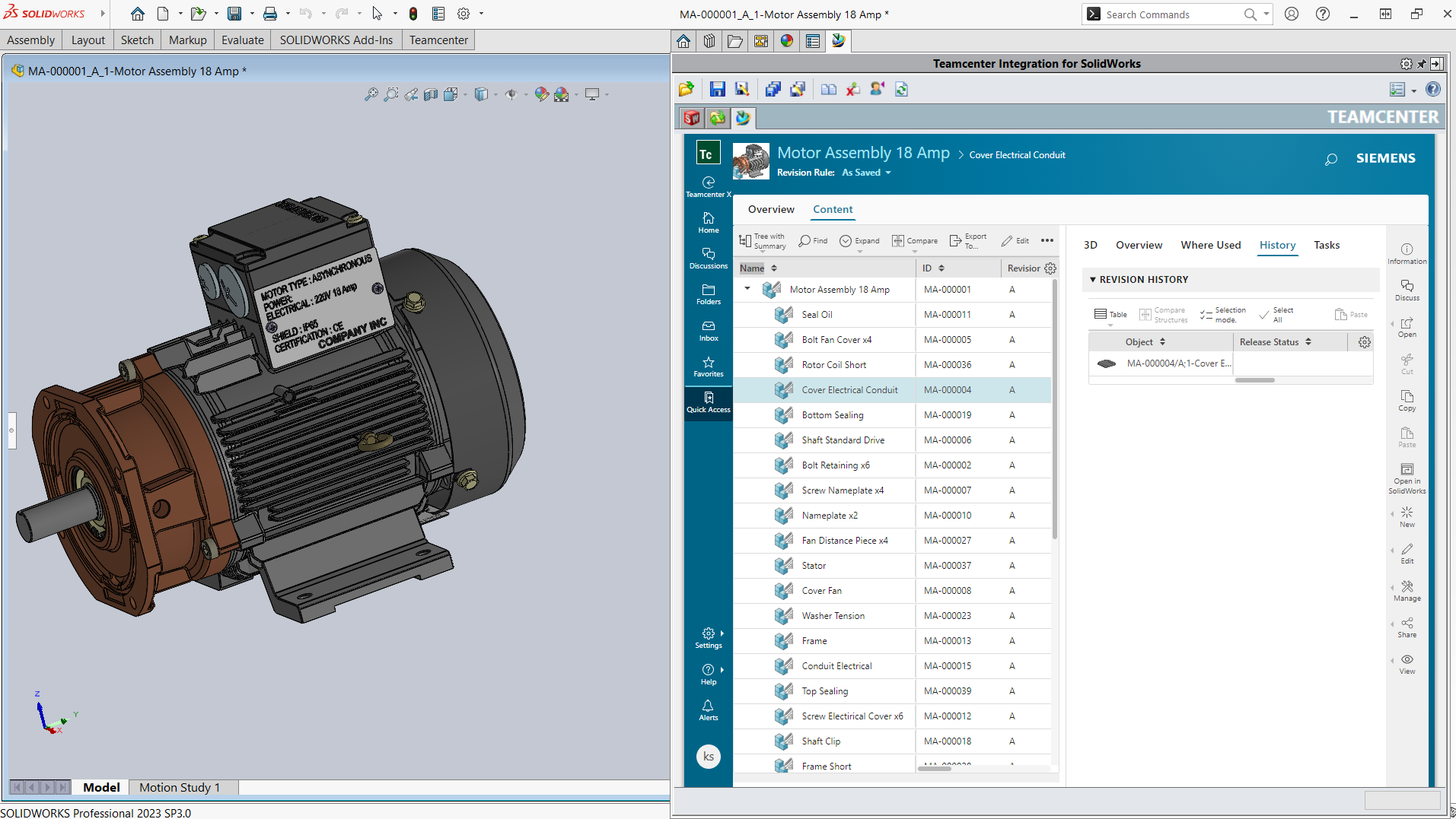 Teamcenter X Essentials – Integration for SolidWorks